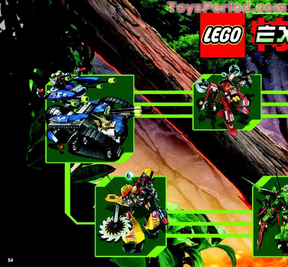 LEGO 8117 Storm Lasher Instructions and Parts List
