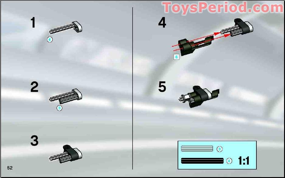 LEGO 8355 H.O.T. Blaster Bike Instructions and Parts List