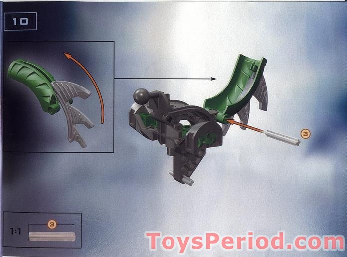 LEGO 8589-1 Lerahk Instructions and Parts List