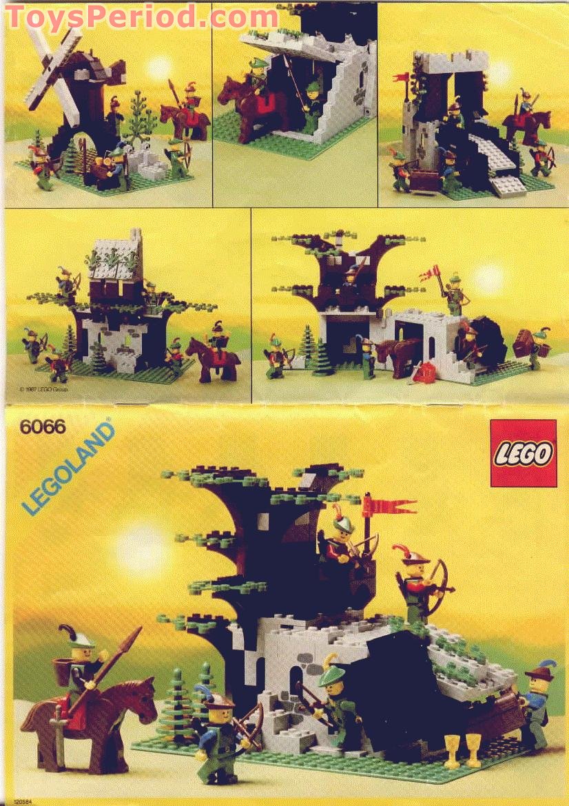LEGO 6066 Camouflaged Outpost Instructions and Parts List