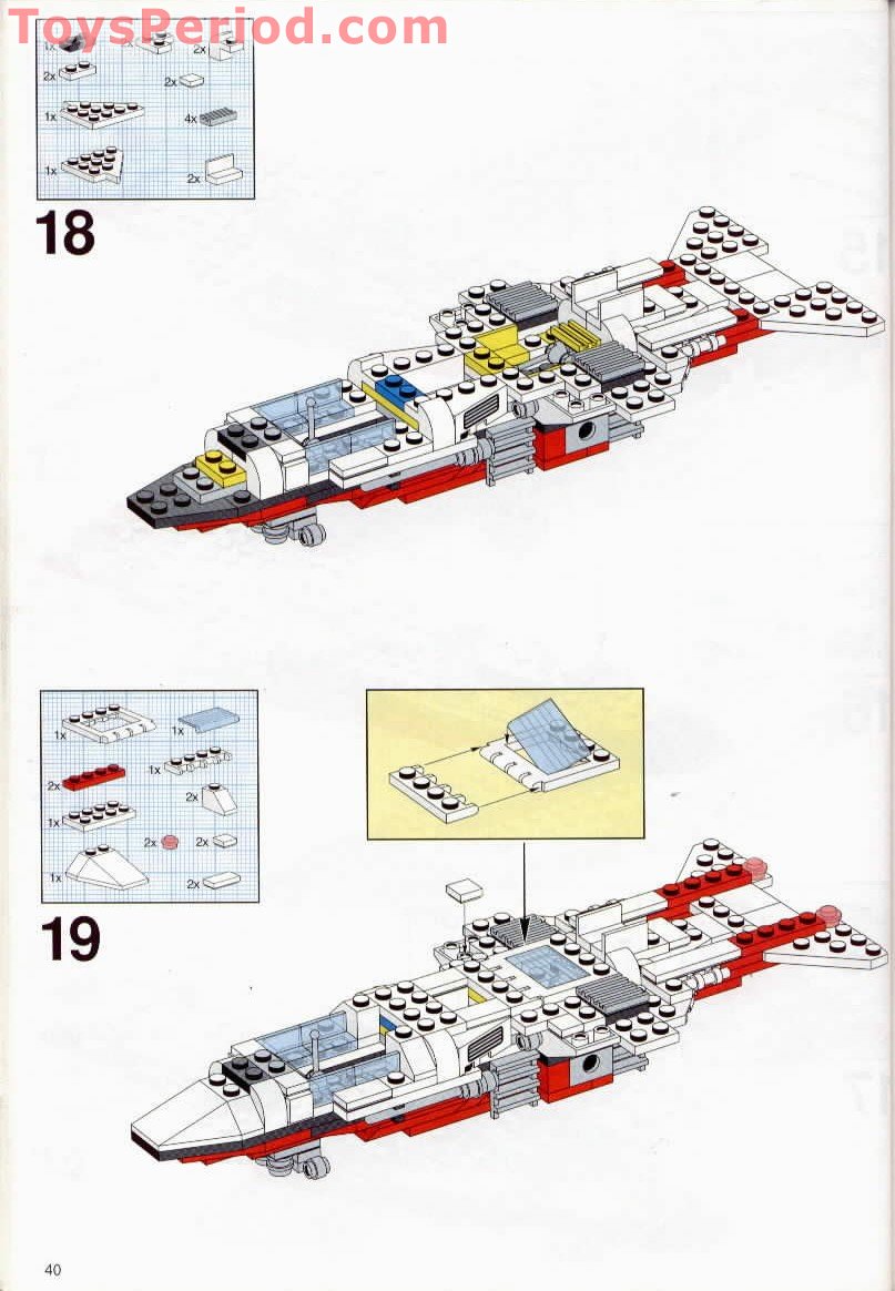 LEGO 5591 Mach II Red Bird Rig Instructions and Parts List
