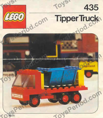 LEGO 435-1 Tipper Truck Instructions and Parts List