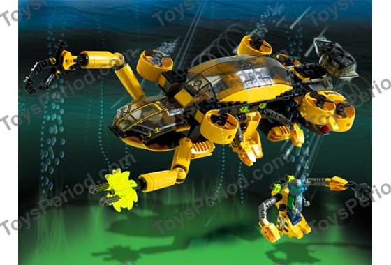 LEGO 4794 Alpha Team Command Sub Instructions and Parts List