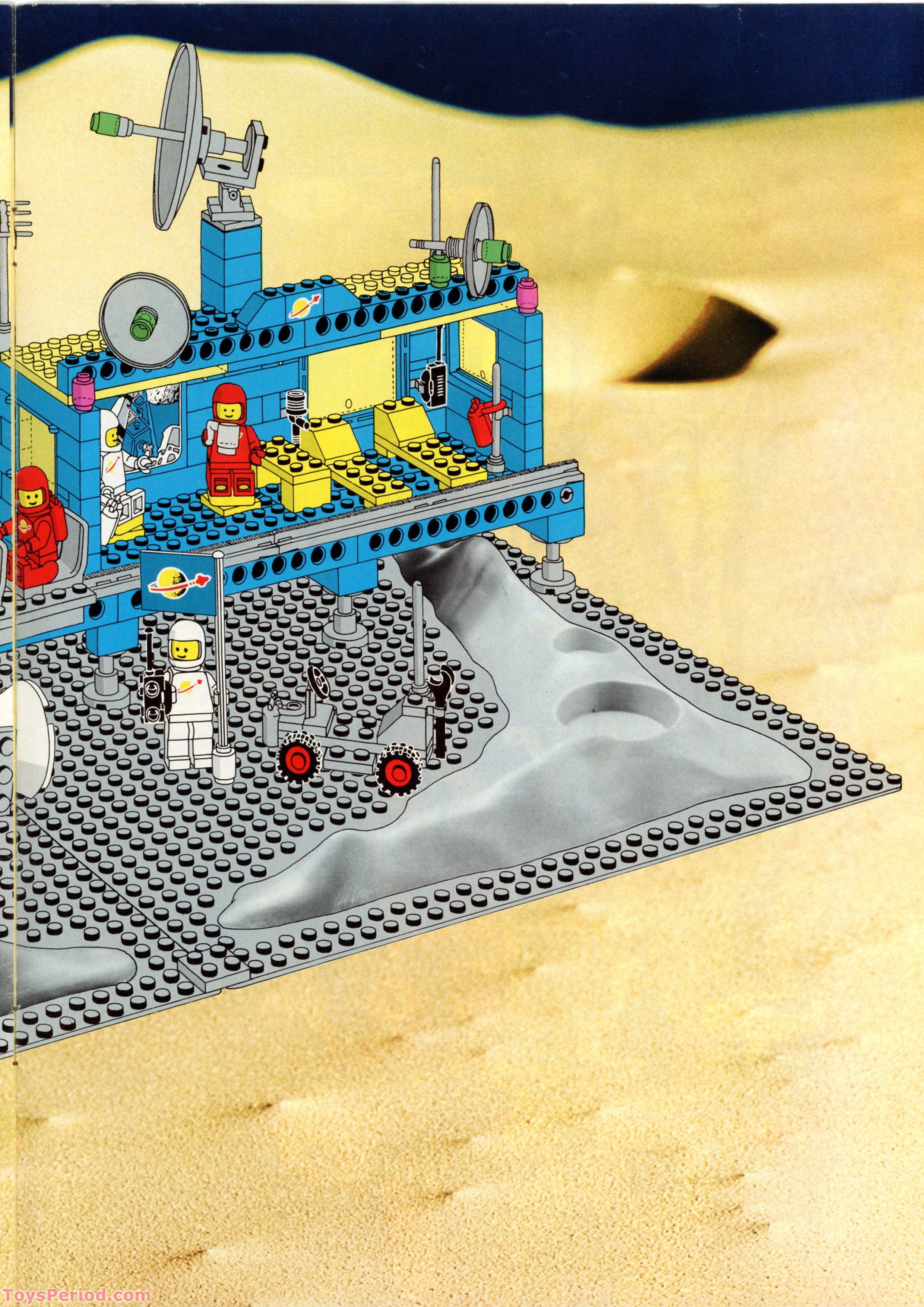 LEGO 6970 Beta-1 Command Base Instructions and Parts List