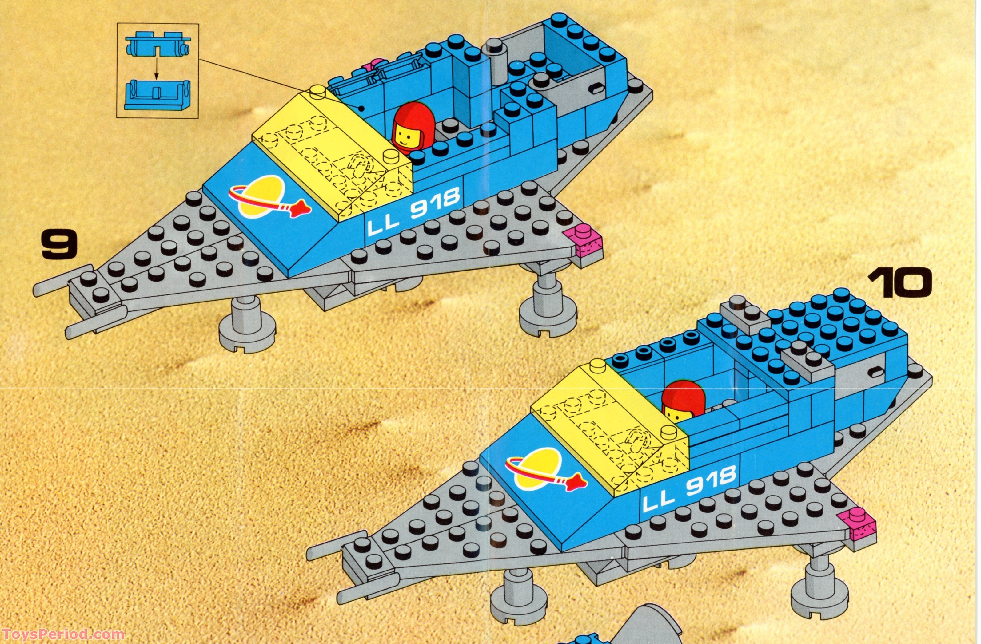 LEGO 918-1 Space Transport Instructions and Parts List