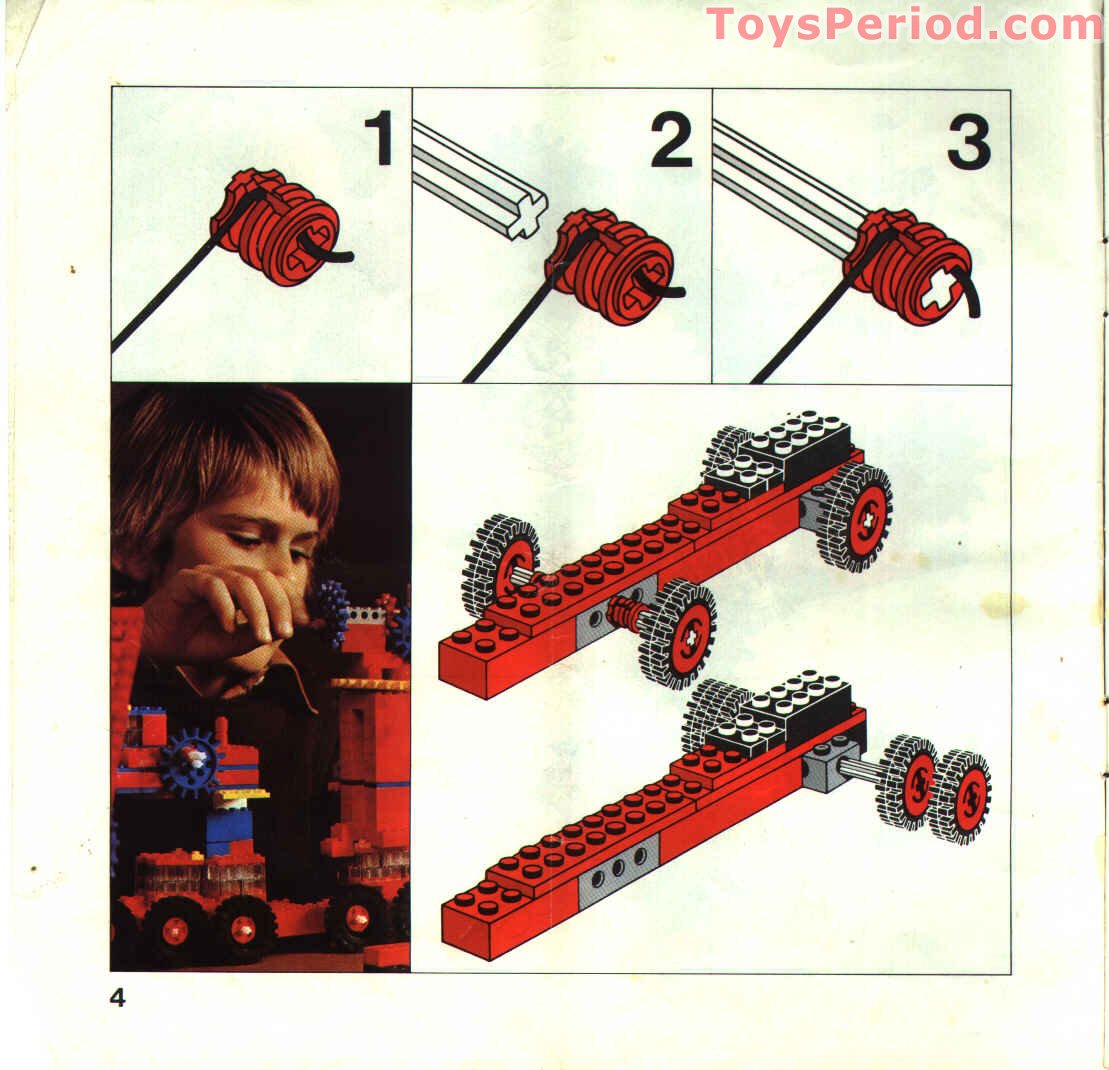 LEGO 810-3 Gear Truck Set Instructions and Parts List