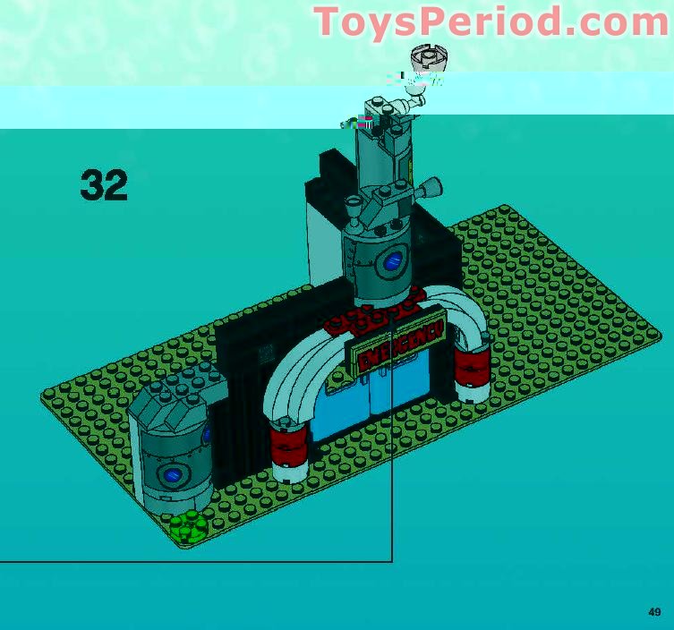 LEGO 3832 The Emergency Room Instructions and Parts List