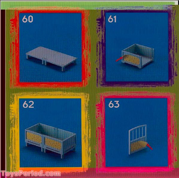 LEGO 3119 Sunshine Home Instructions and Parts List