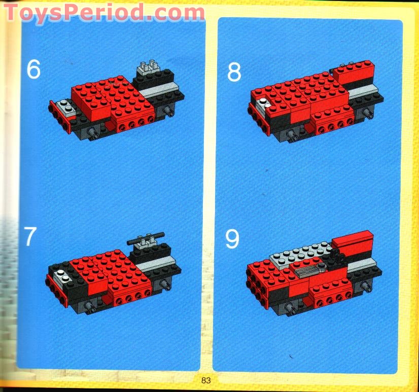 LEGO 4883 Gear Grinders Instructions and Parts List