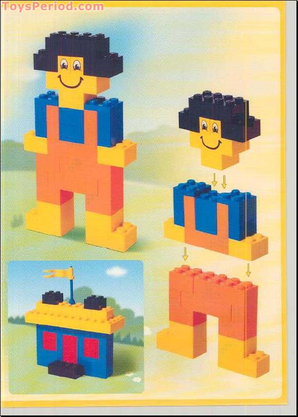 LEGO 4278 Blue Tub Instructions and Parts List