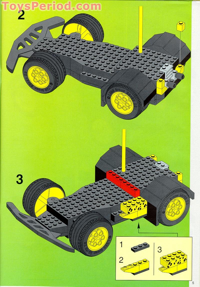 LEGO 5600 Radio Control Racer Instructions and Parts List