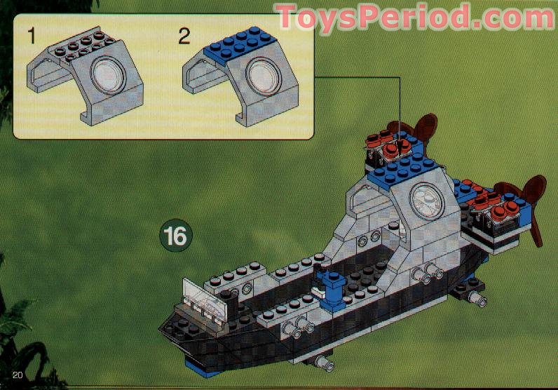 LEGO 5956 Adventurers Expedition Air Balloon Instructions and Parts List