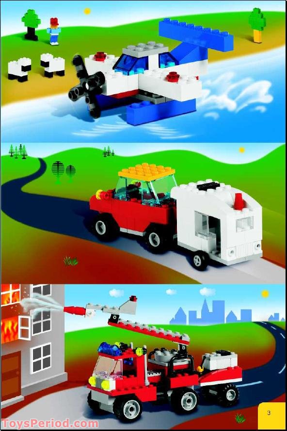 LEGO 5483 Ready, Steady, Build and Race Instructions and Parts List