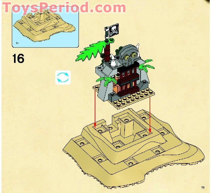 LEGO 6241 Loot Island Instructions and Parts List