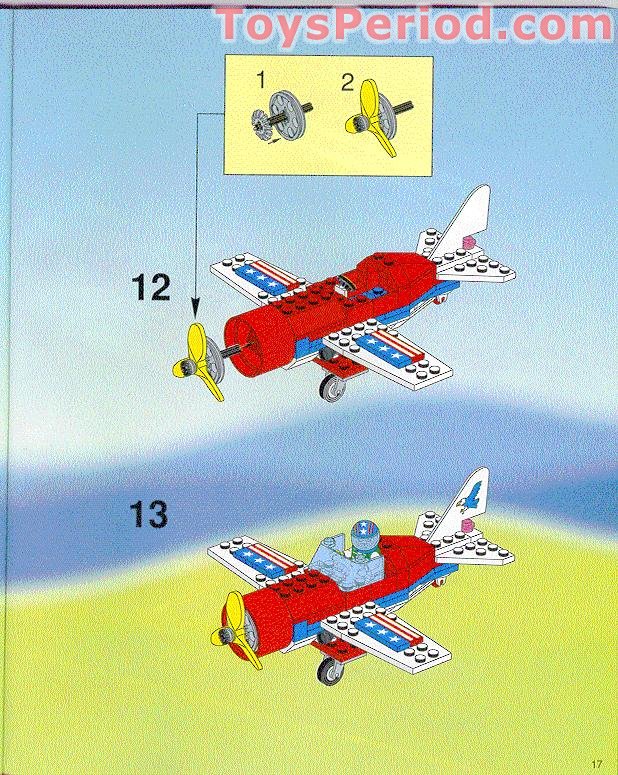 LEGO 6345 Aerial Acrobats Instructions and Parts List