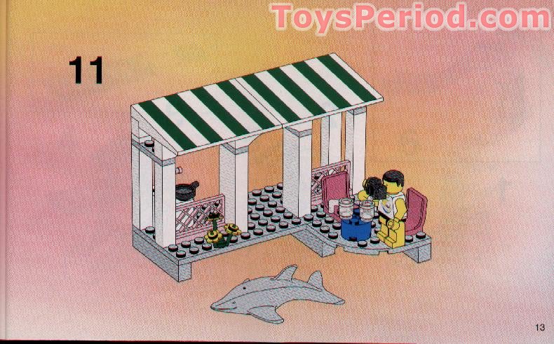 LEGO 6489 Seaside Holiday Cottage Instructions and Parts List