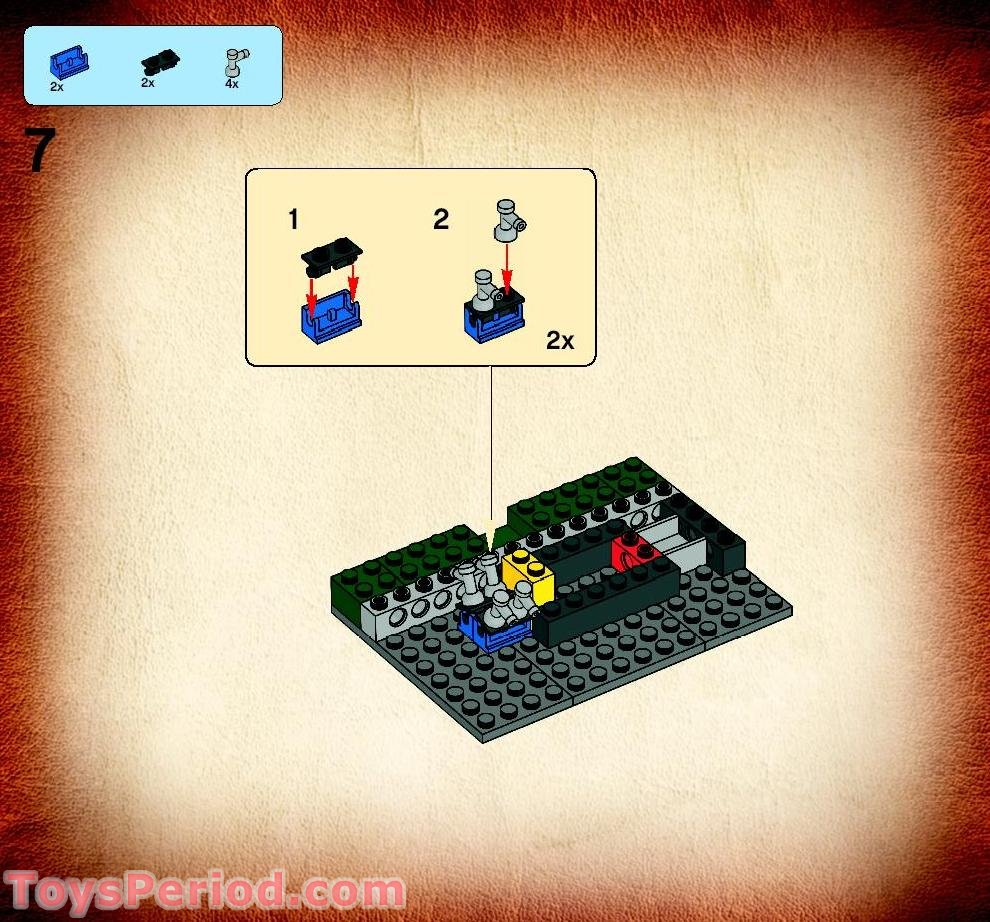 LEGO 7626 Jungle Cutter Instructions and Parts List