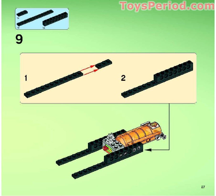 LEGO 7647 MX-41 Switch Fighter Instructions and Parts List