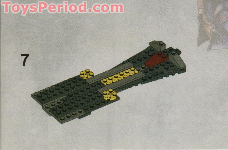 LEGO 7656 General Grievous Starfighter Instructions and Parts List