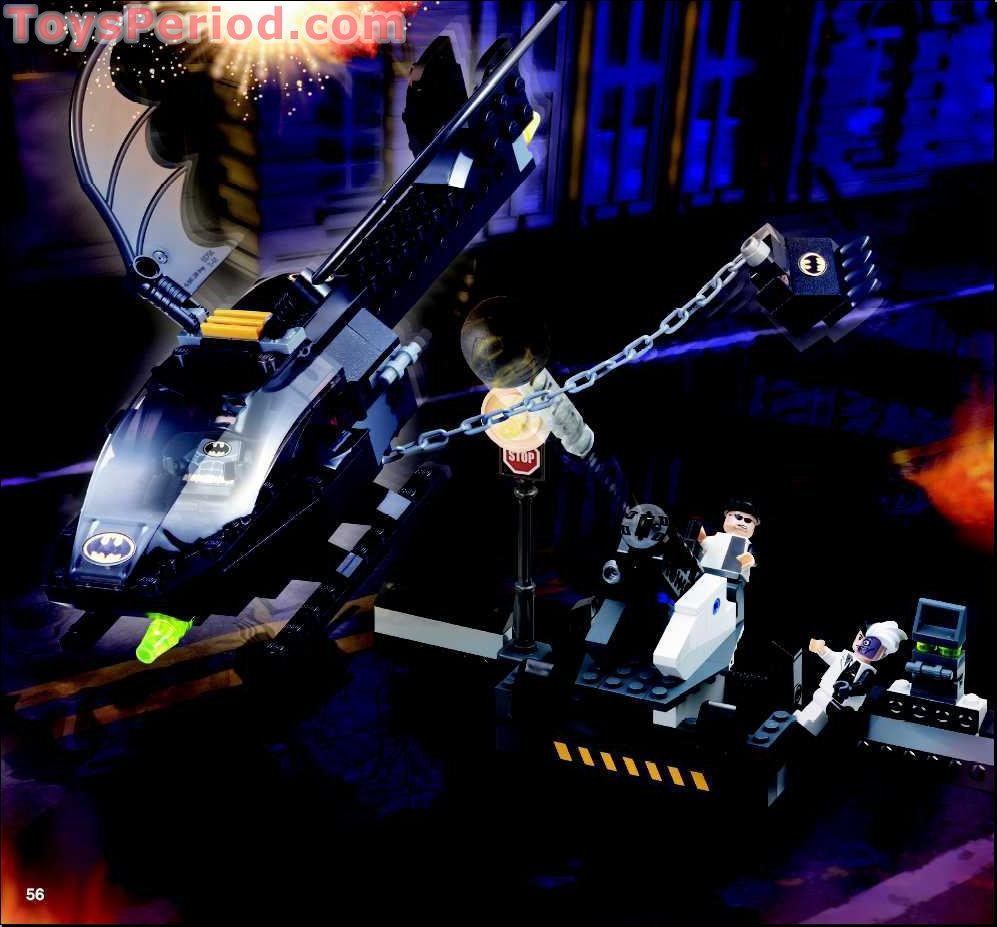 LEGO 7781 The Batmobile: Two-Face's Escape Instructions and Parts List