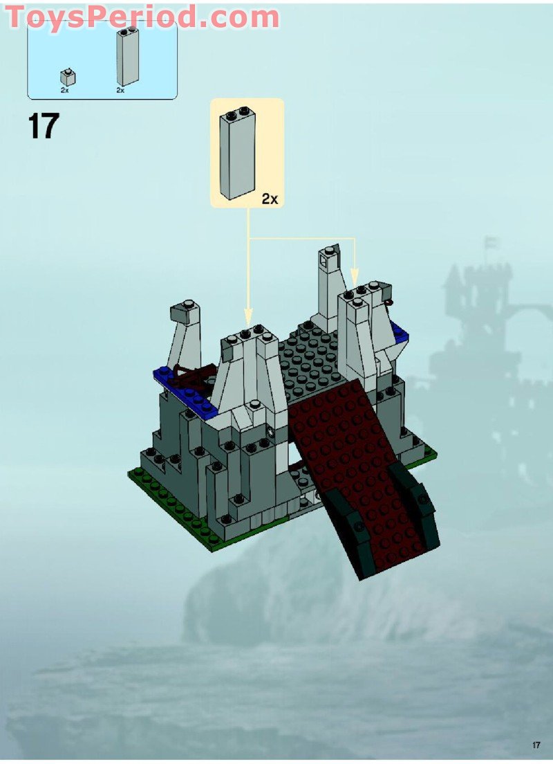 LEGO 7079 Drawbridge Defense Instructions and Parts List