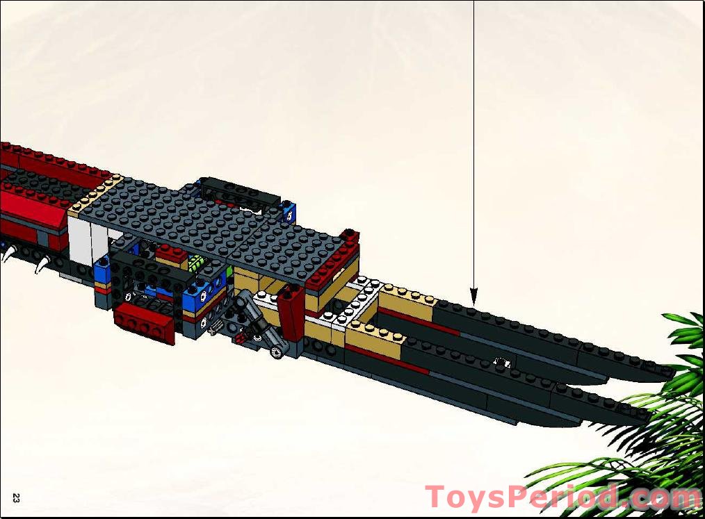LEGO 7298 Dino Air Tracker Instructions and Parts List