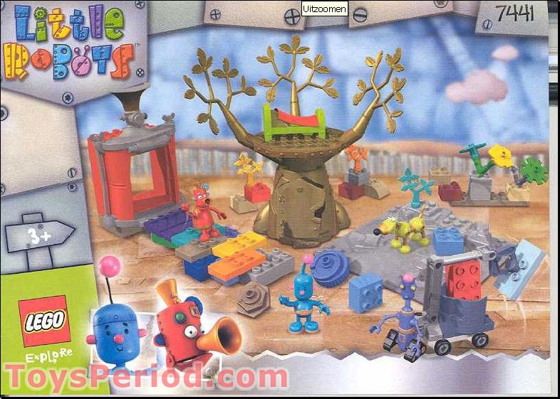 LEGO 7439 Stretchy's Junk Yard Instructions and Parts List