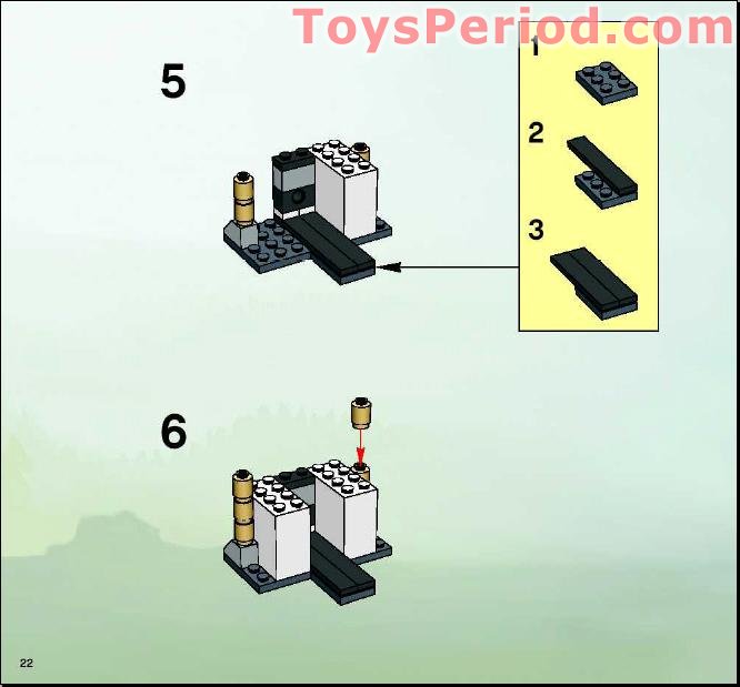 LEGO 8779 The Grand Tournament Instructions and Parts List
