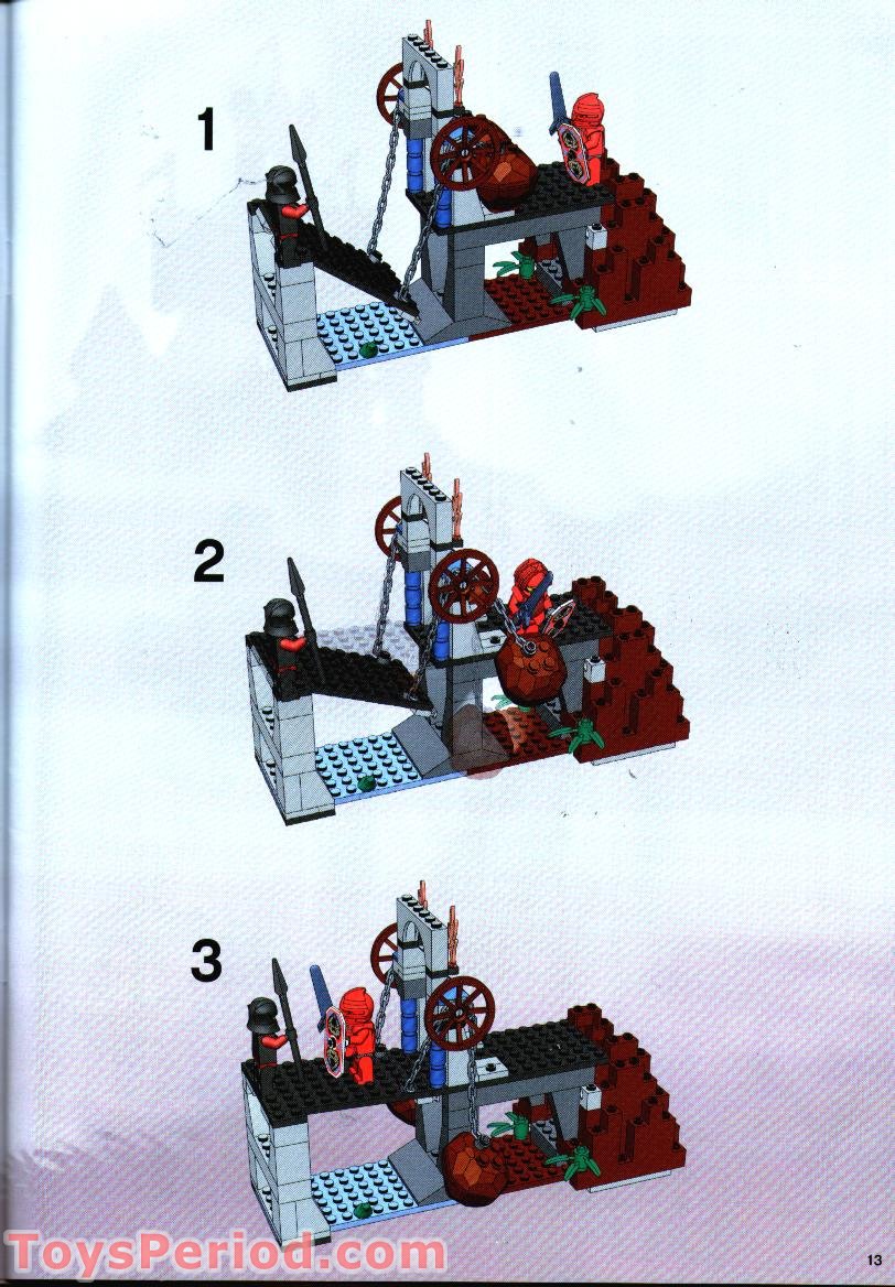 LEGO 8780 Citadel of Orlan Instructions and Parts List