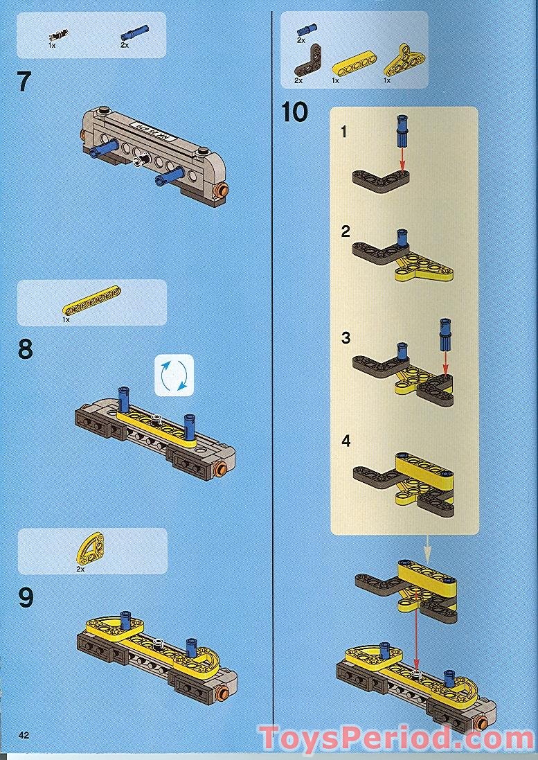 LEGO 8292 Cherry Picker Instructions and Parts List