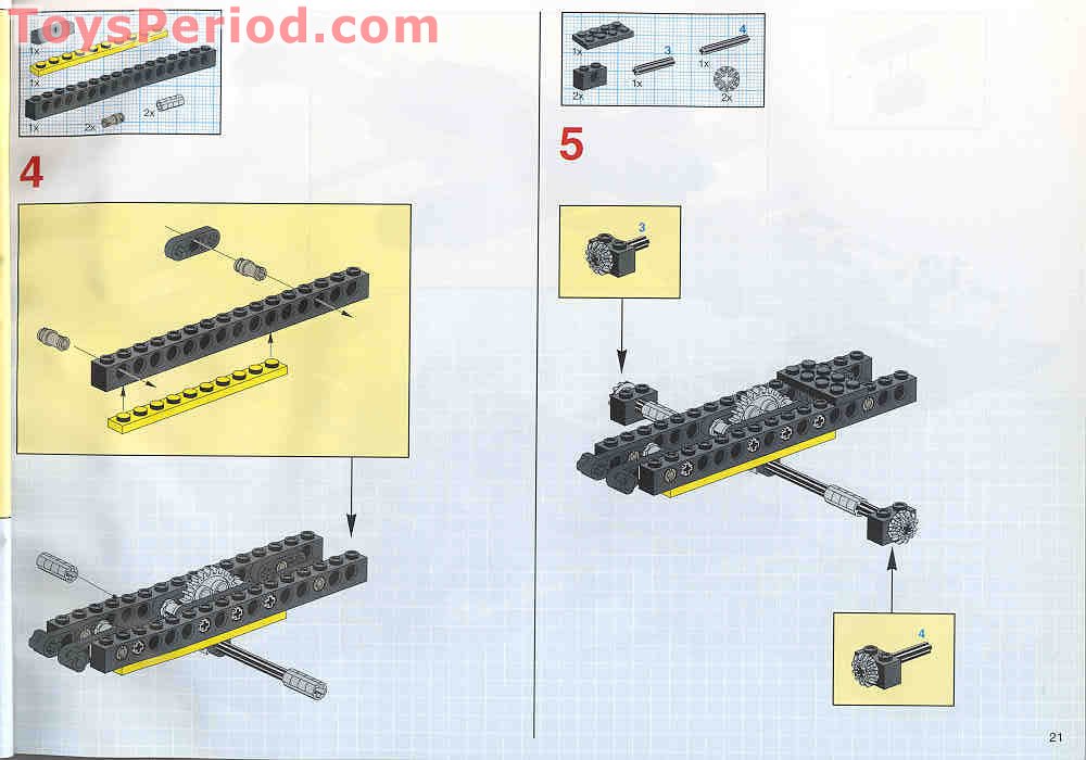 LEGO 8425 Black Hawk Instructions and Parts List