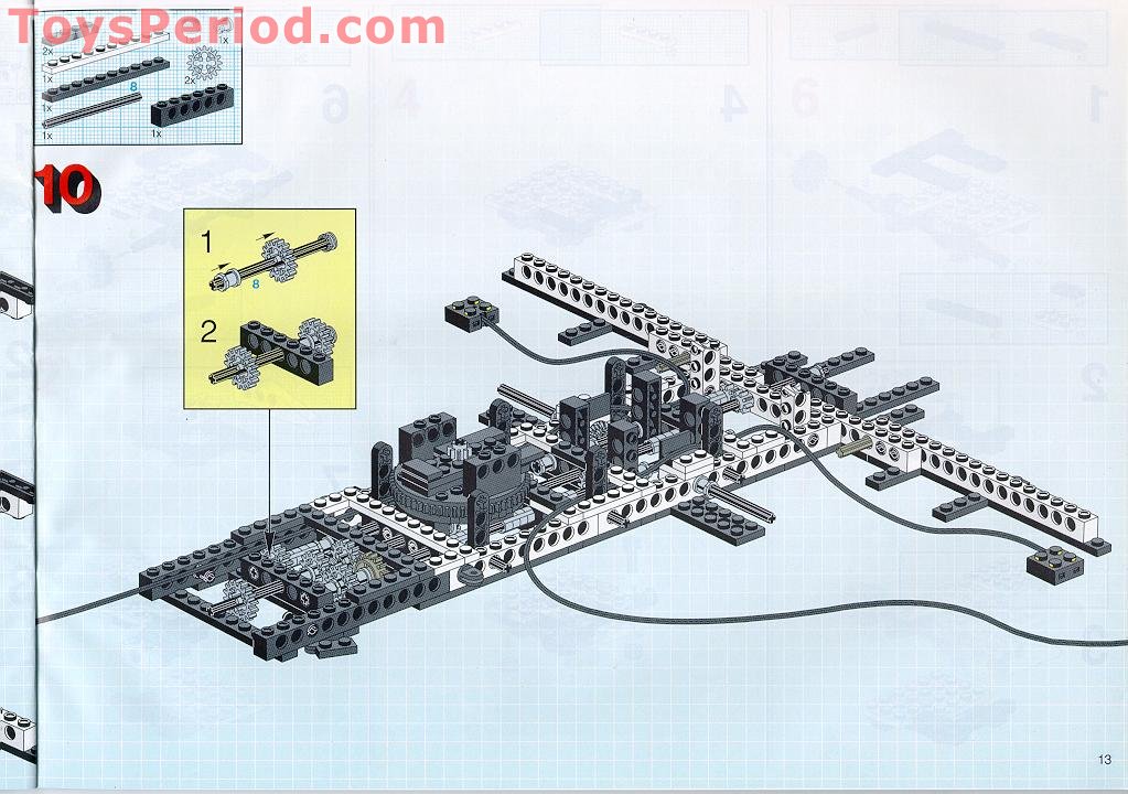 LEGO 8480 Space Shuttle Instructions and Parts List