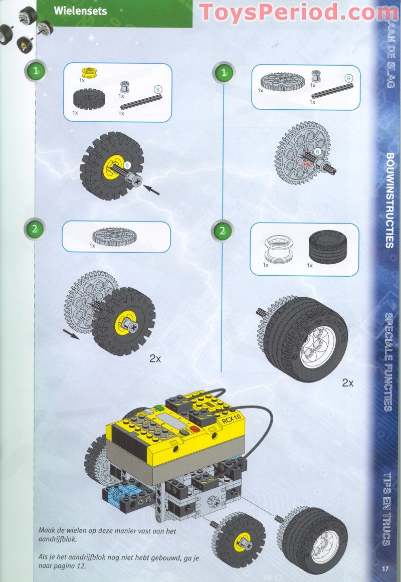 LEGO 9747 Robotics Invention System, Version 1.5 Instructions and Parts ...