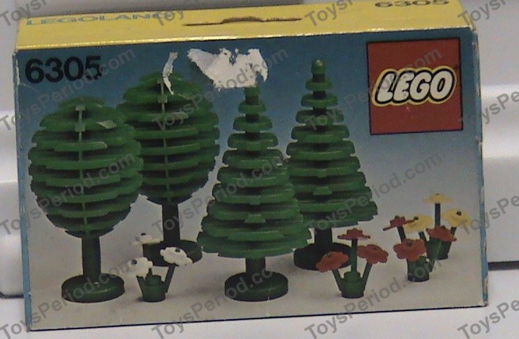 LEGO 6305 Trees and Flowers Instructions and Parts List
