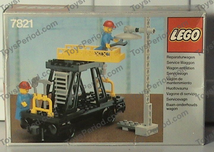 LEGO 7821 Overhead Gantry and Lighting Maintenance Wagon Instructions ...