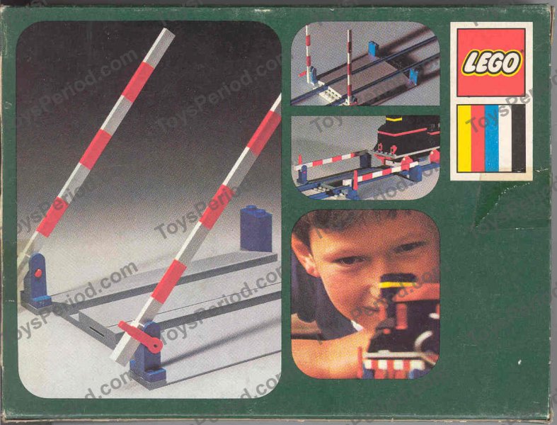 LEGO 158 Railroad Crossing Gate Set Parts List
