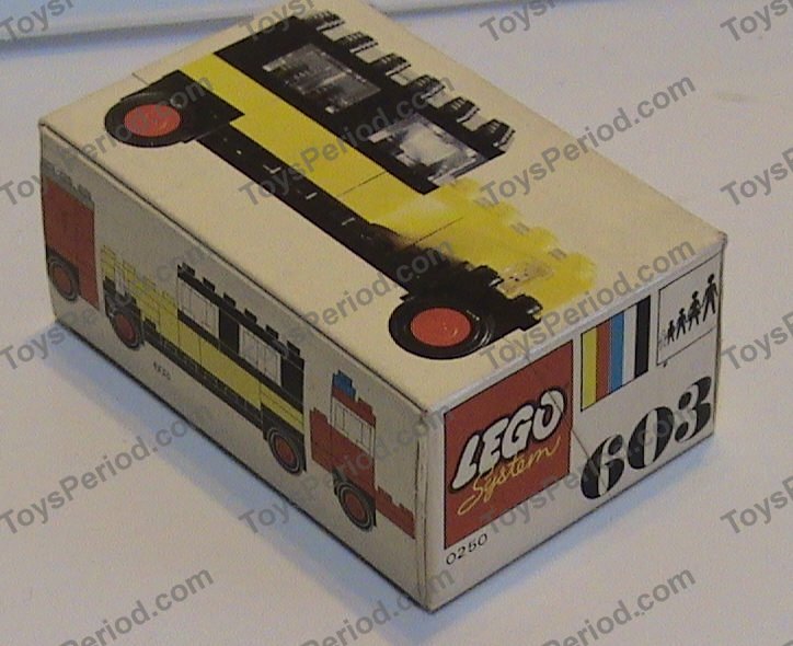 LEGO 603-3 Legoland Vintage Car Instructions and Parts List