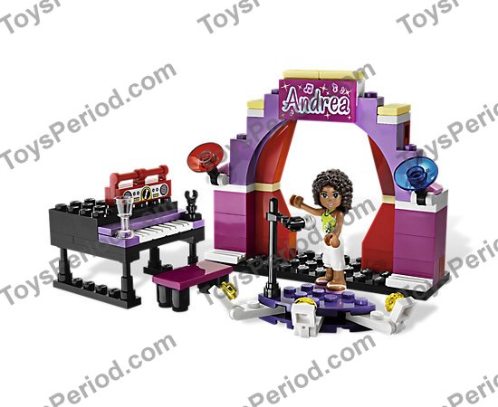 LEGO 3932 Andrea's Stage Set Parts List