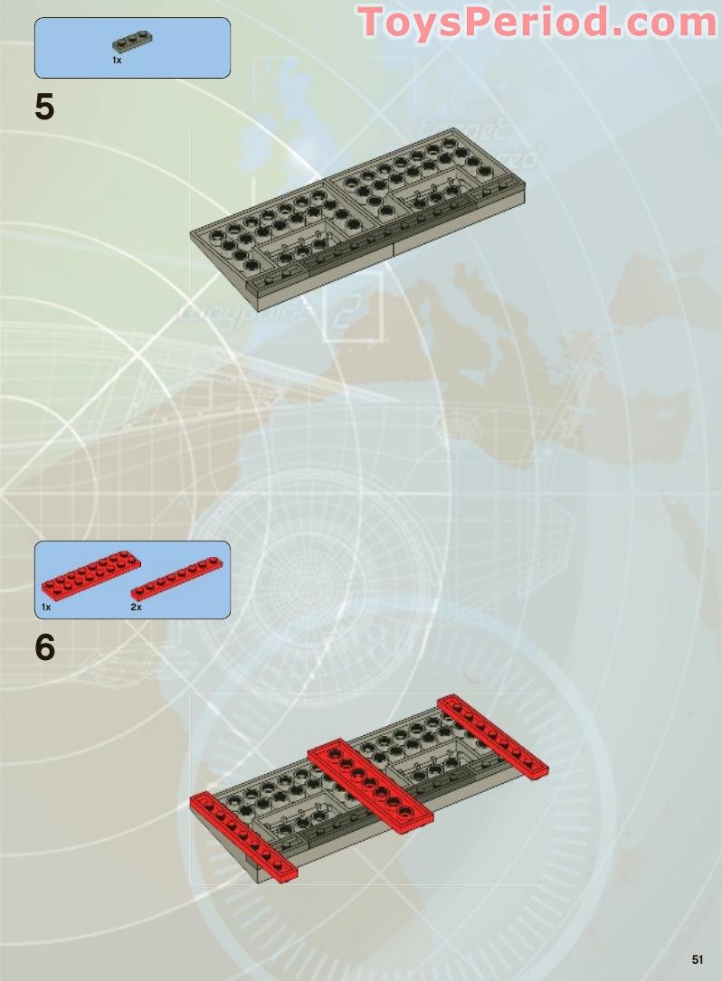 LEGO 8487 Flo's V8 Cafe Instructions and Parts List