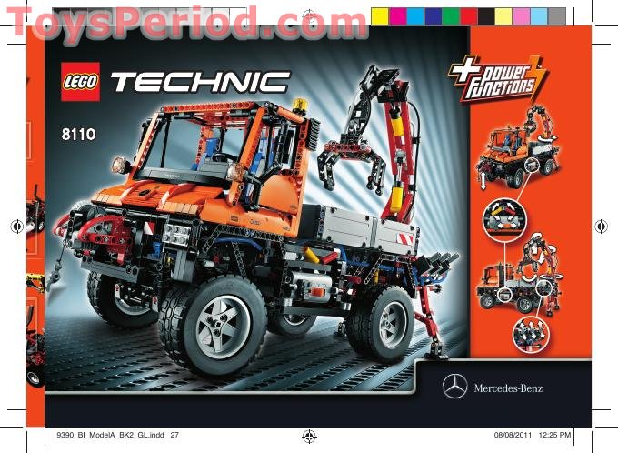 LEGO 9390 Mini Tow Truck Instructions and Parts List