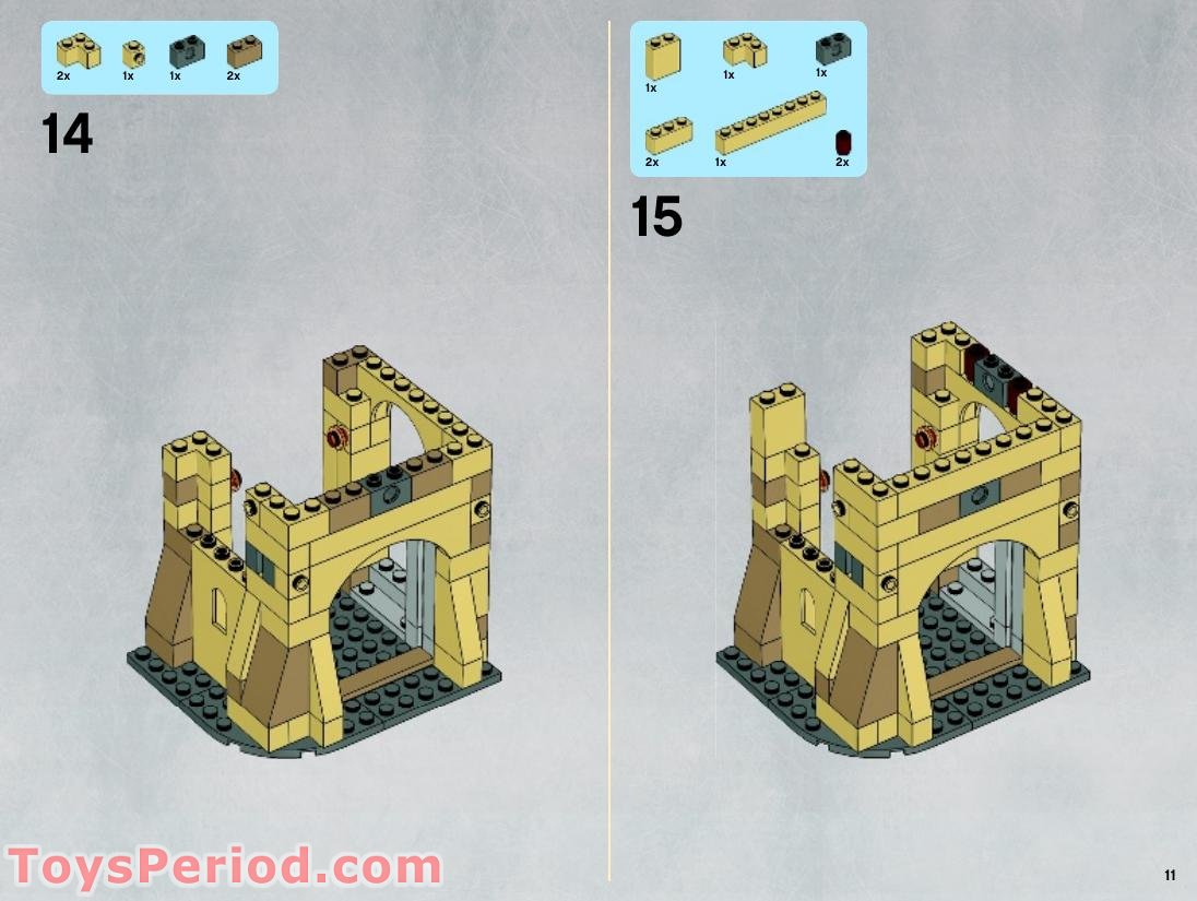 LEGO 9516 Jabba's Palace Instructions and Parts List