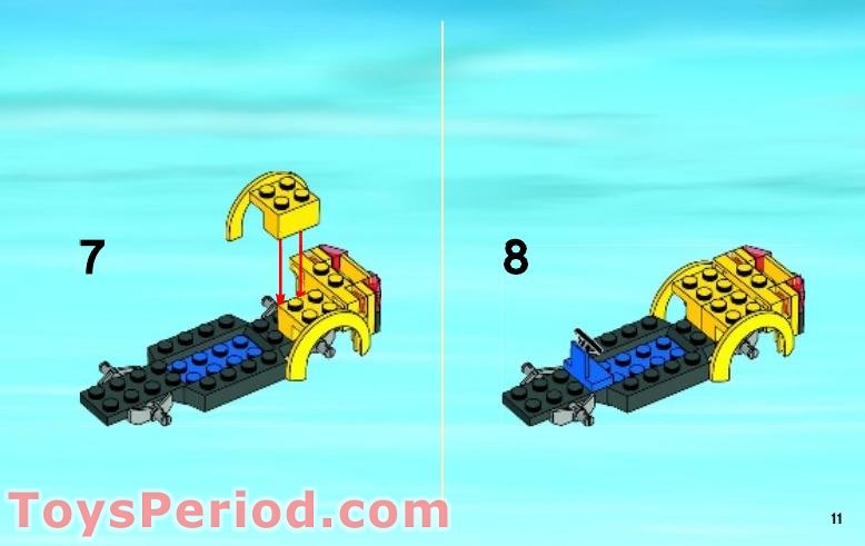 LEGO 4435 Car and Caravan Instructions and Parts List