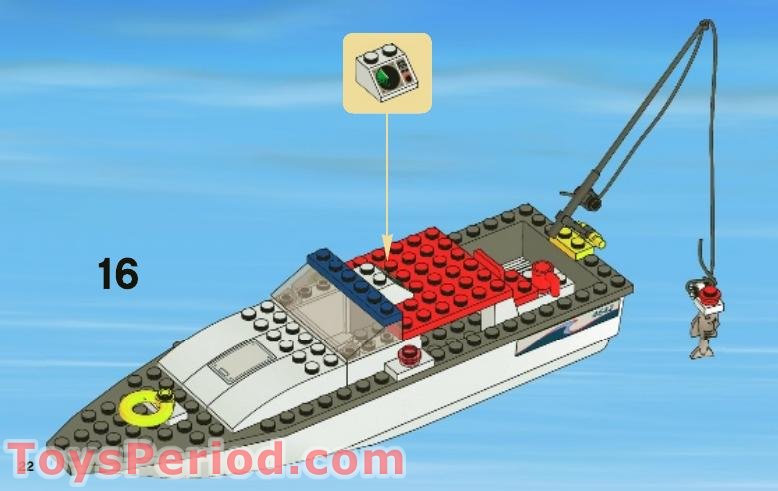 LEGO 4642 Fishing Boat Instructions and Parts List