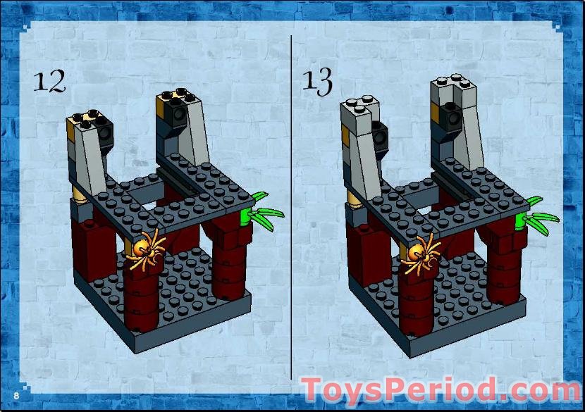 LEGO 4751 Harry and the Marauder's Map Instructions and Parts List