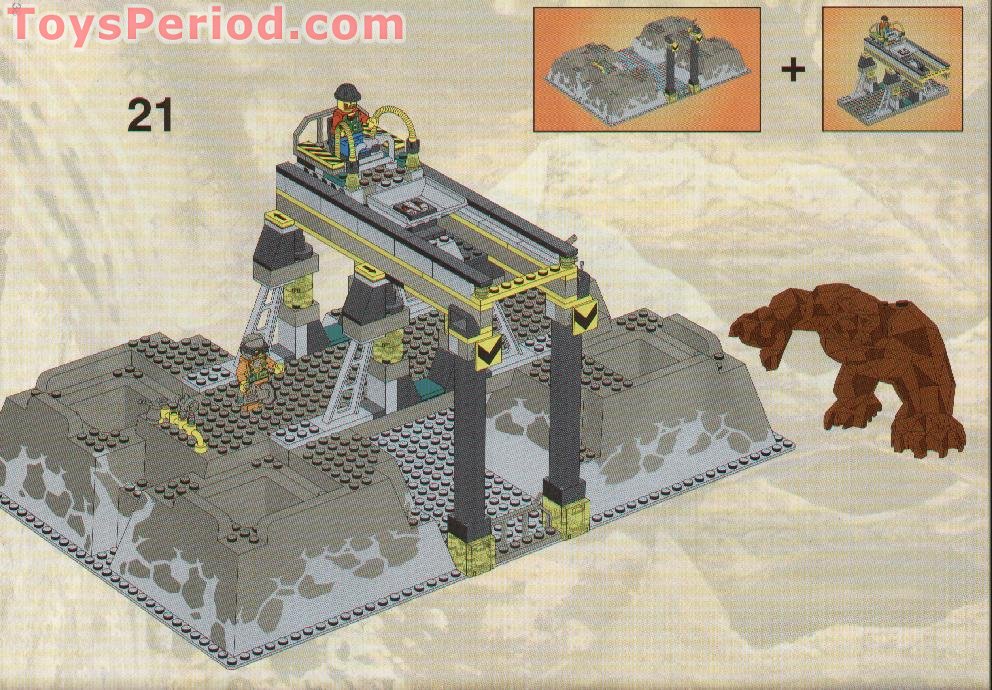 LEGO 4990 Rock Raiders Hq Instructions and Parts List