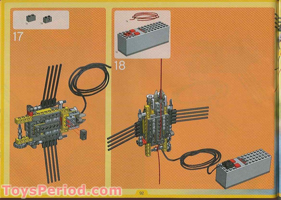 LEGO 4094 Motor Movers Instructions and Parts List