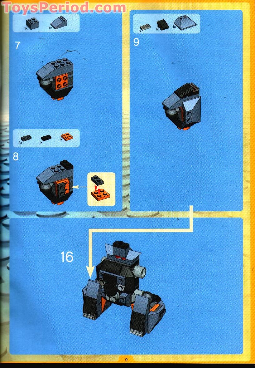 LEGO 4508 Titan Xp Instructions and Parts List