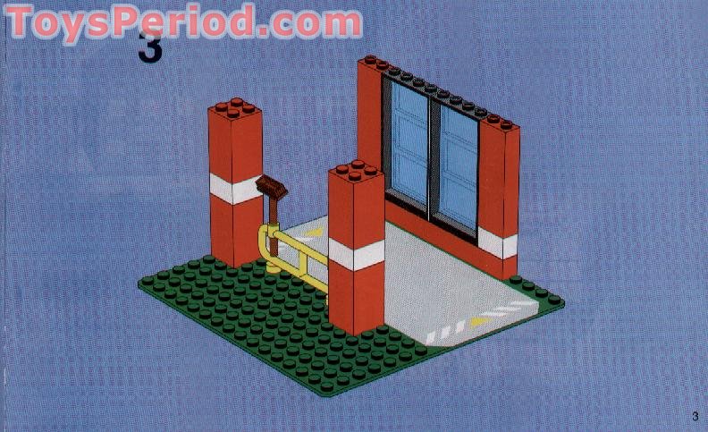 LEGO 6478 Fire Station Instructions and Parts List