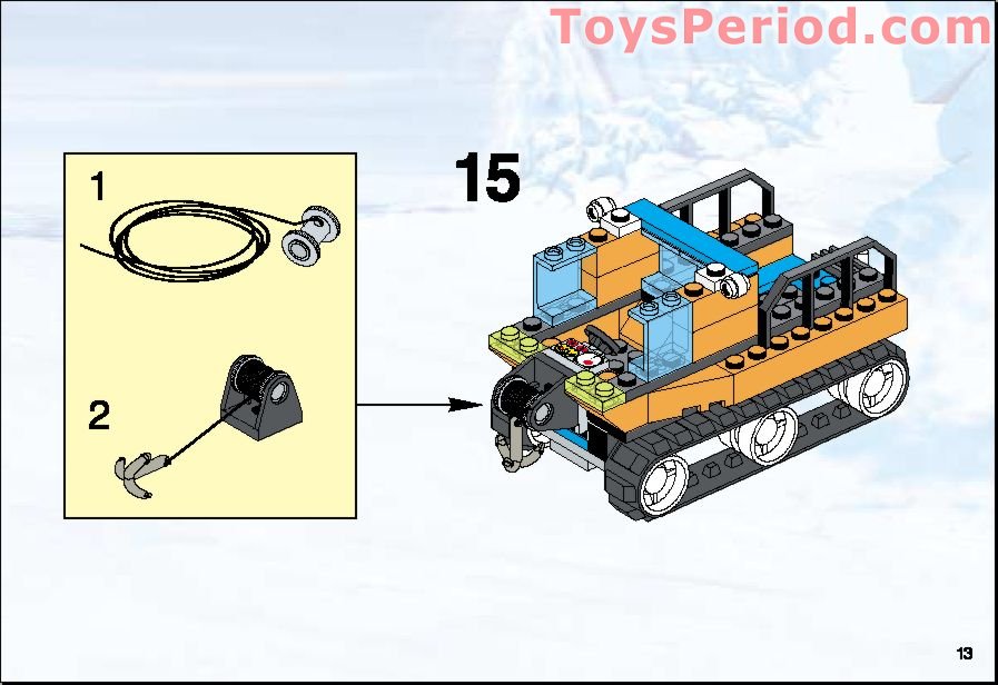 LEGO 6520 Mobile Outpost Instructions and Parts List