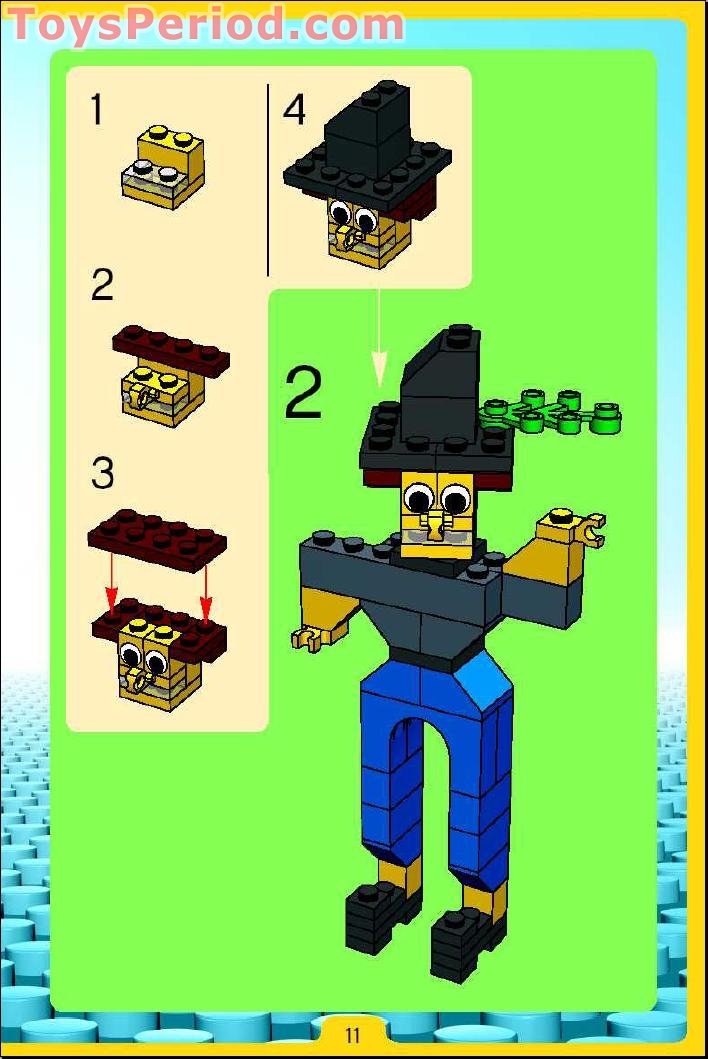 LEGO 7870 Hans Christian Andersen Bucket Instructions and Parts List